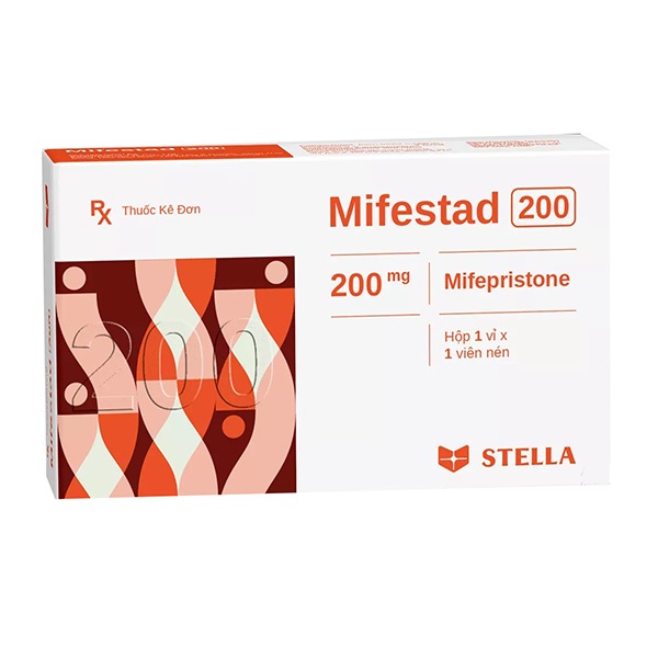 Thuốc Mifestad 200 - Chấm dứt thai kỳ - Dược Điển Việt Nam
