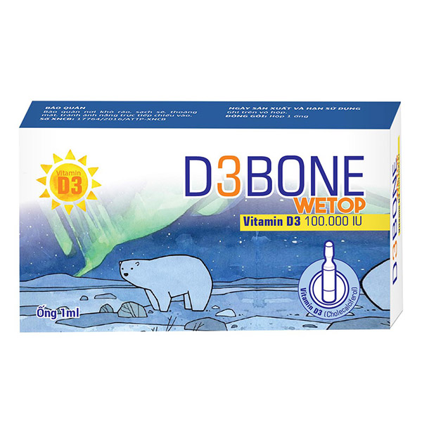D3 Bone Wetop - Bí quyết chắc khỏe xương - Dược Điển Việt Nam