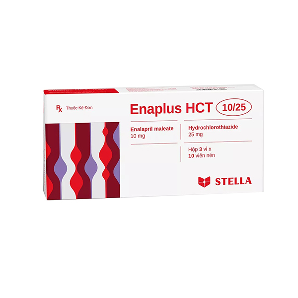 Thuốc Enaplus HCT 10/25 - Kiểm soát tốt huyết áp