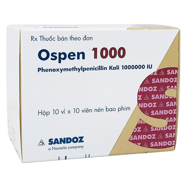 Thuốc Ospen 1000 - Tiêu diệt vi khuẩn gây bệnh hiệu quả
