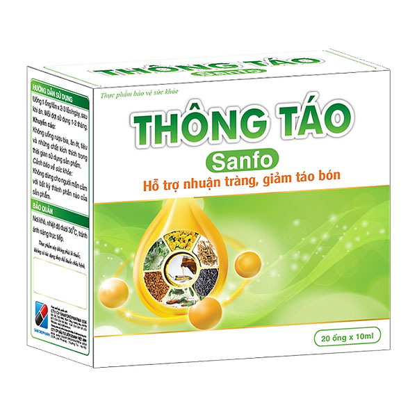 Thông táo Sanfo - Xua tan nỗi lo táo bón