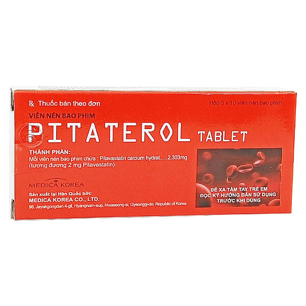 Thuốc Pitaterol Tablet 2mg - HẠ Cholesterol toàn phần - Dược Điển Việt Nam