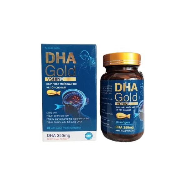 DHA Gold Vshine - Giúp phát triển thị lực và não bộ