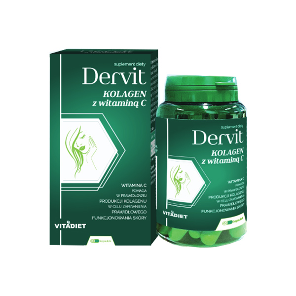 Dervit kolagen z witamina C - Bí quyết trẻ hoá làn da