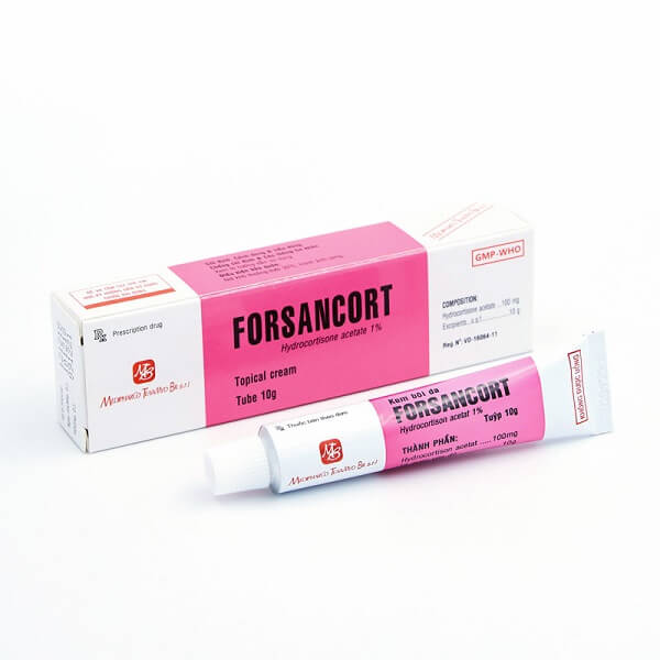 Thuốc Forsancort - Điều trị viêm da - Dược Điển Việt Nam