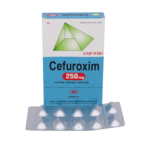 Thuốc Cefuroxim 250mg Mebiphar - Đánh bật tận gốc vi khuẩn