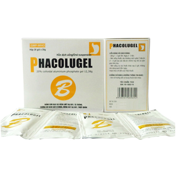 Thuốc Phacolugel - Giảm nhanh cơn đau do tăng tiết acid dạ dày