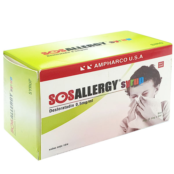 Thuốc SOSAllergy Syrup - Chấm dứt ngay khó chịu do viêm mũi