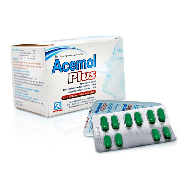 Thuốc Acemol Plus - Chấm dứt ngay tình trạng sổ mũi, nghẹt mũi
