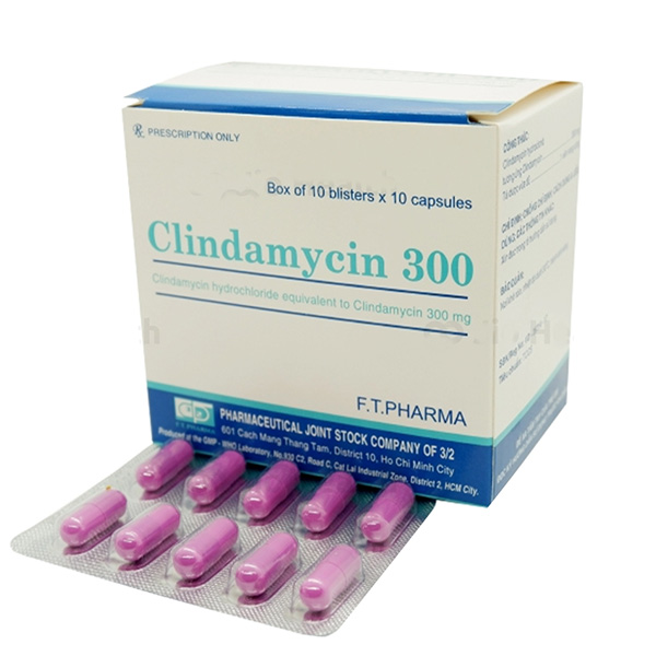 Thuốc Clindamycin 300 F.T Pharma - Chống nhiễm khuẩn đặc hiệu