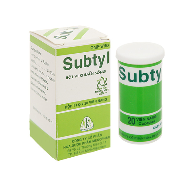 Thuốc Subtyl Mekophar - Bổ sung lợi khuẩn cho tiêu hoá khoẻ