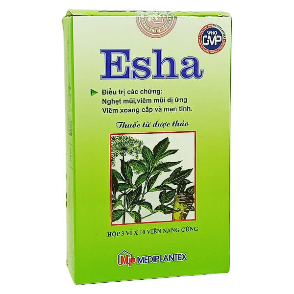 Thuốc Esha - Điều trị nghẹt mũi, viêm xoang, viêm mũi dị ứng