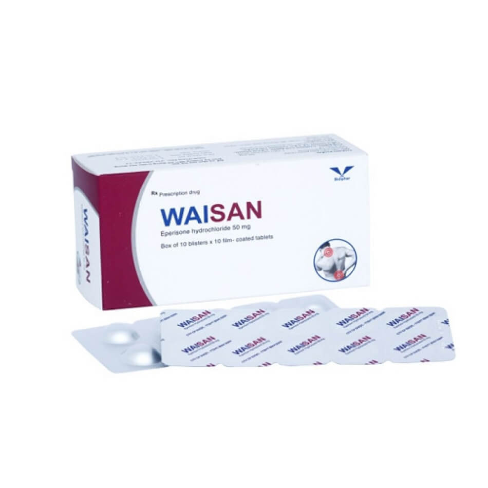 Thuốc Waisan 50mg - Điều trị tăng trương lực cơ