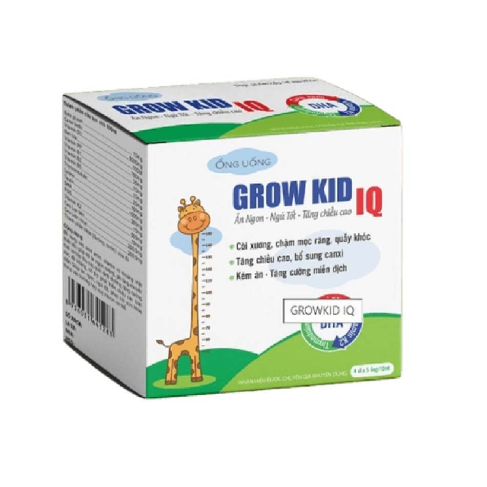 Grow Kid IQ - Bé ăn khỏe, ngủ ngon, tăng chiều cao