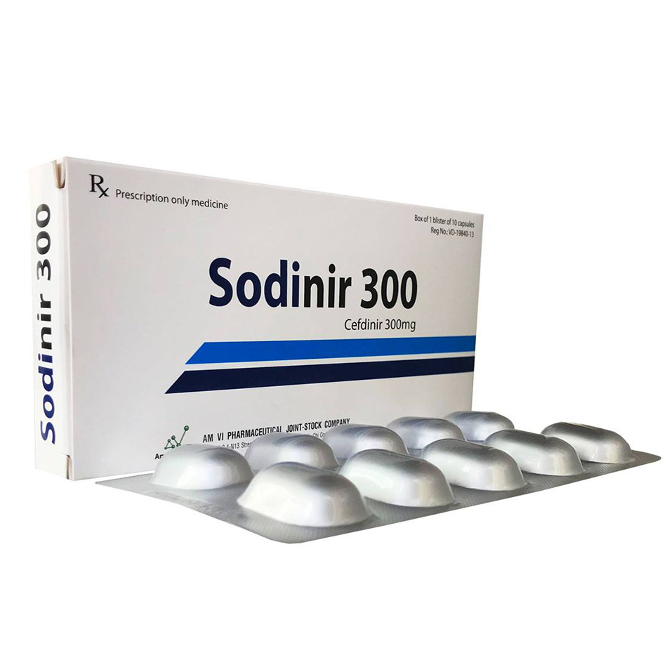 Thuốc Sodinir 300 - Đặc trị nhiễm khuẩn - Dược Điển Việt Nam