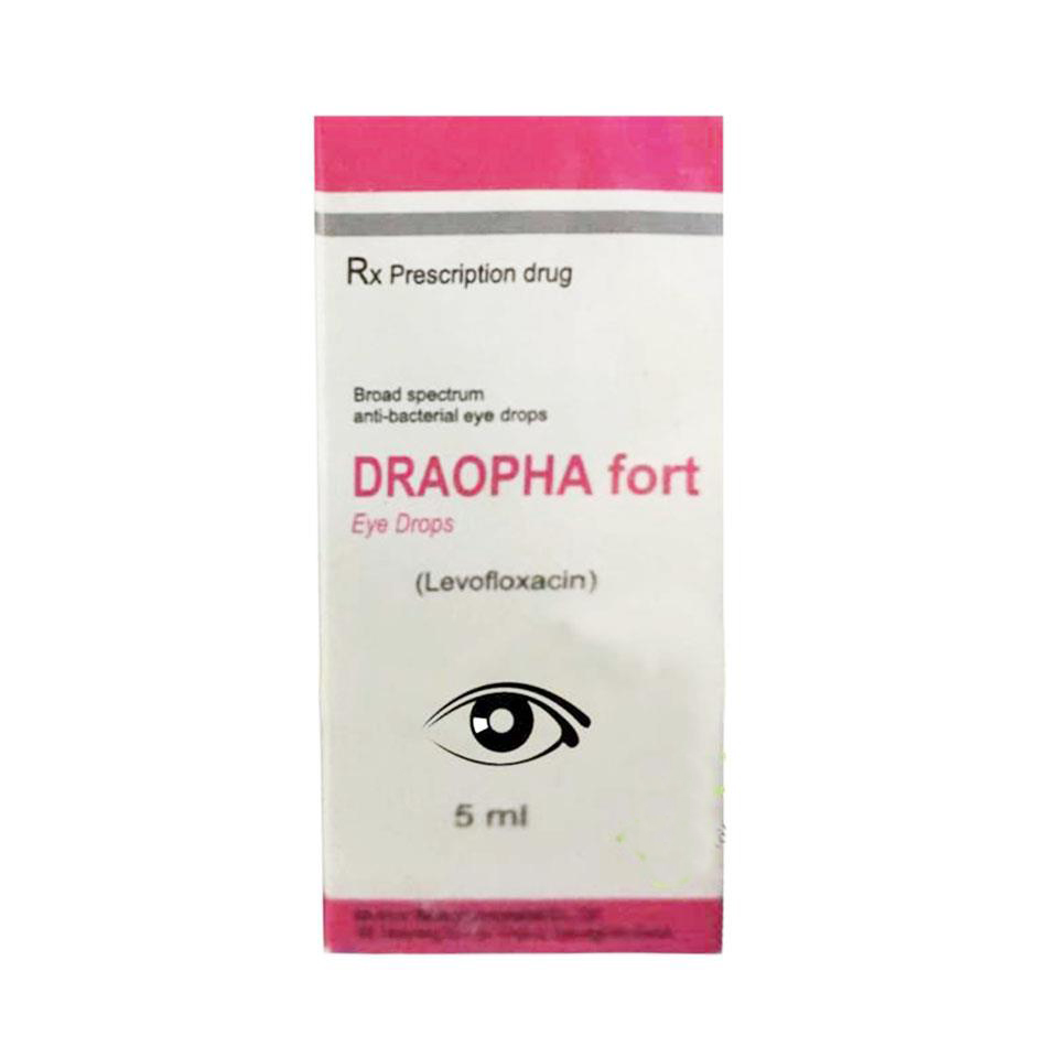 Thuốc Draopha fort Eye Drops - Đặc trị nhiễm khuẩn mắt