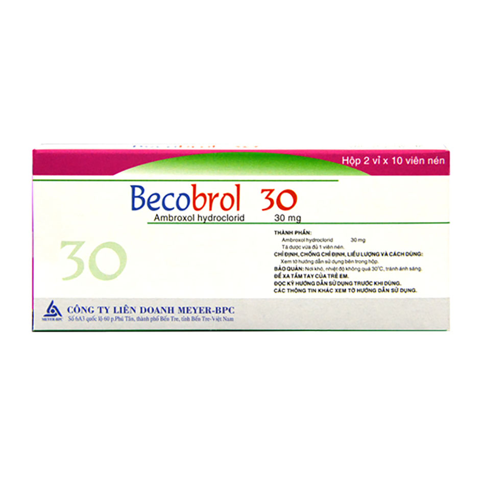 Thuốc Becobrol 30 - Thông thoáng đường hô hấp