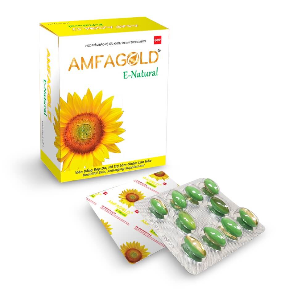 Amfagold E-Natural - Làm chậm lão hóa, giúp da tươi trẻ