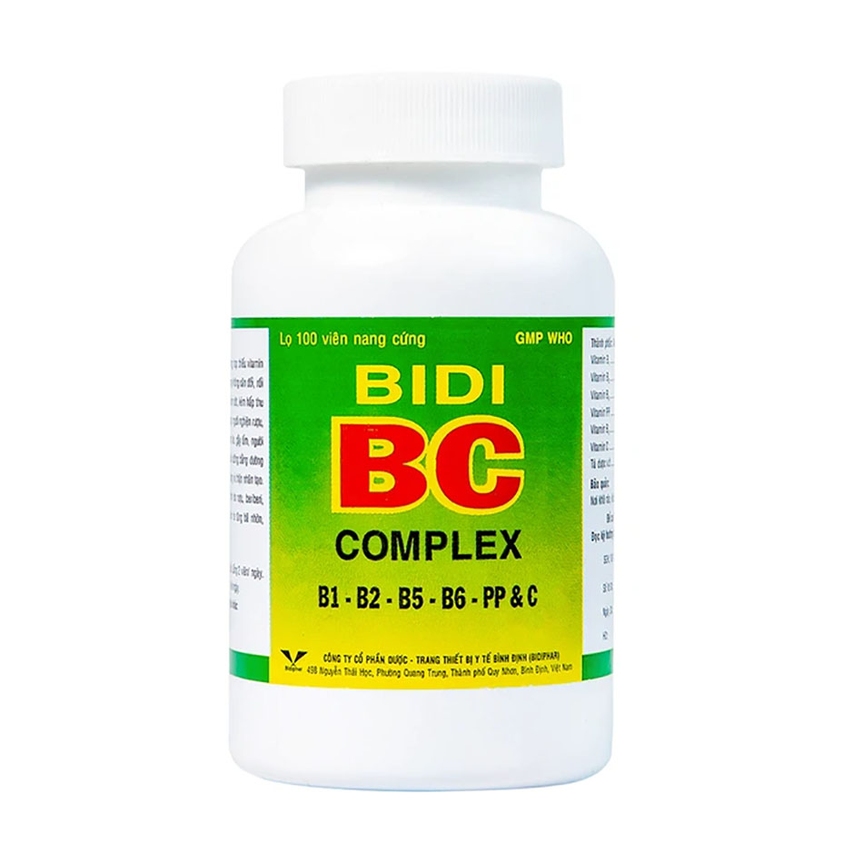 Thuốc Bidi BC Complex - Nâng cao thể trạng, xua tan mệt mỏi