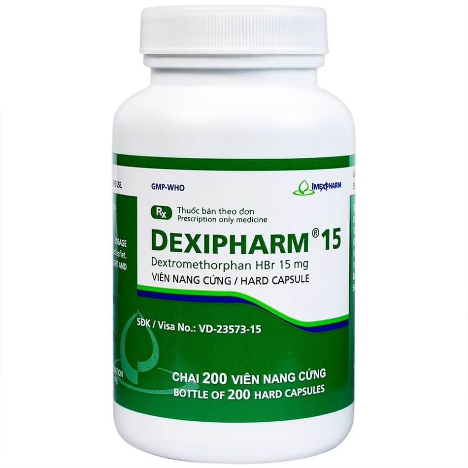 Thuốc Dexipharm 15 - Trị ho hiệu quả - Dược Điển Việt Nam
