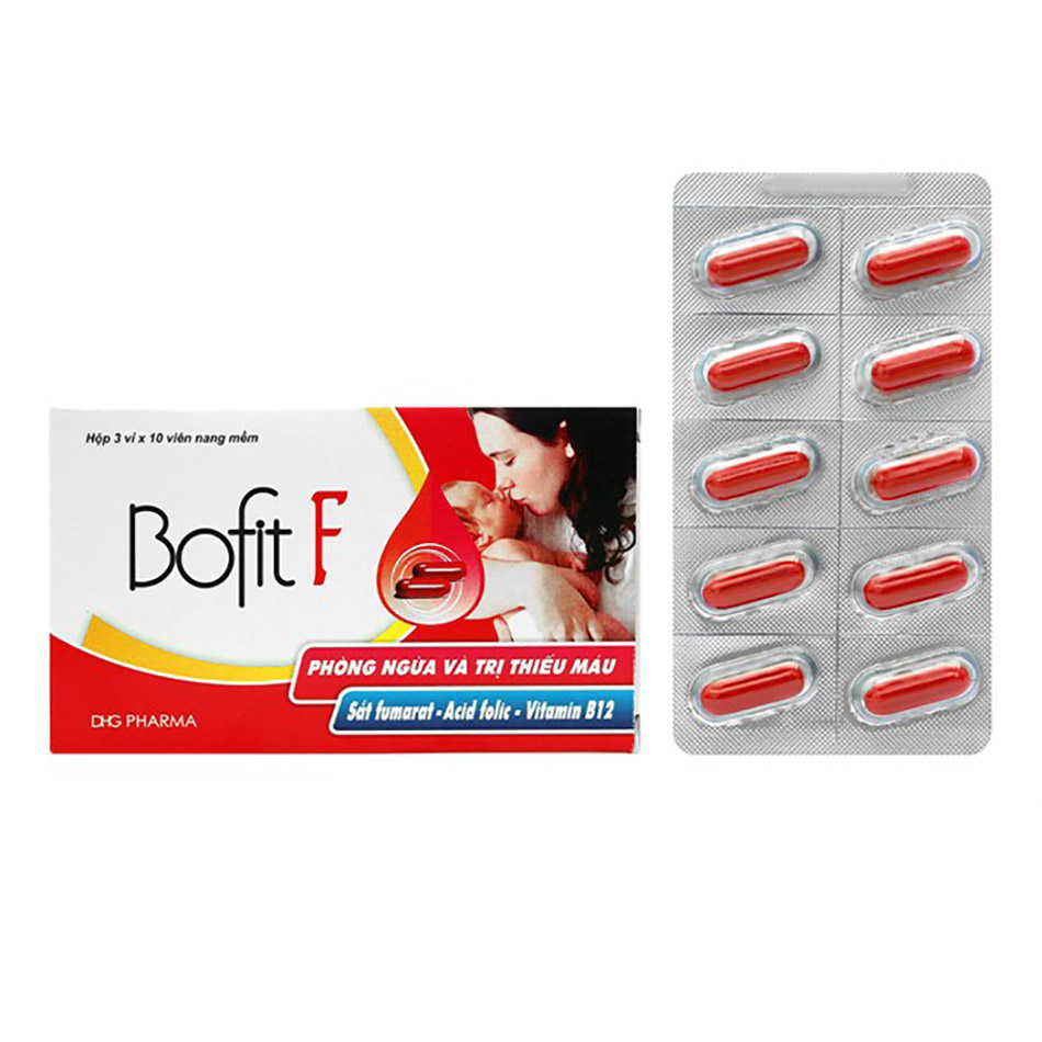 Thuốc Bofit F - Bổ sung sắt cho người thiếu máu