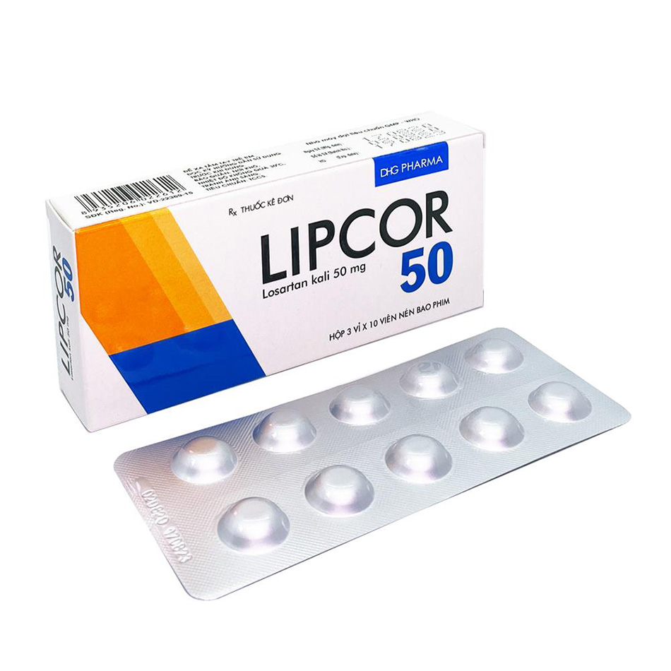 Thuốc Lipcor 50-Chống tăng huyết áp-Dược Điển Việt Nam