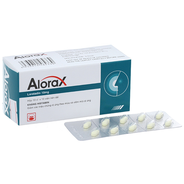 Thuốc Alorax 10mg - Lựa chọn đầu tay điều trị viêm mũi dị ứng