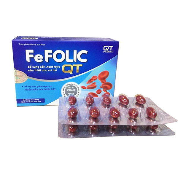 FeFOLIC QT - Bổ sung Sắt an toàn cho trẻ và mẹ bầu