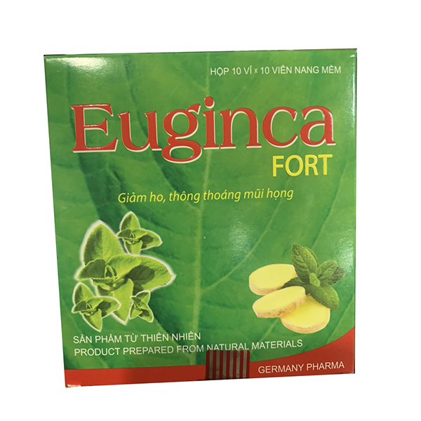Euginca Fort - Giảm ho nhanh chóng, thông thoáng mũi họng