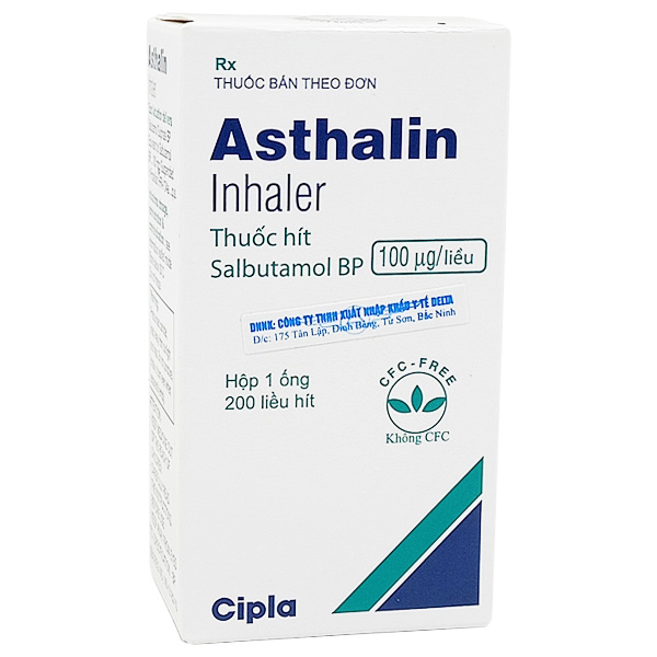 Thuốc Asthalin Inhaler - Cắt nhanh cơn hen - Dược Điển Việt Nam