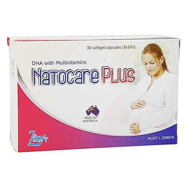 Natocare Plus - Đầy đủ dưỡng chất cho mẹ bầu