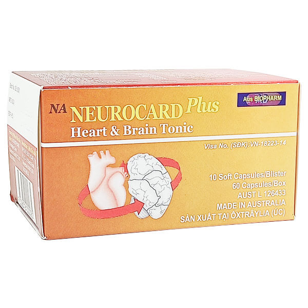 Thuốc NA Neurocard Plus - Bảo vệ thần kinh và não bộ