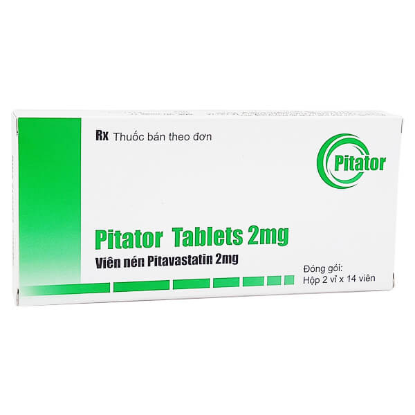 Pitator Tablets 2mg - Kiểm soát Cholesterol trong máu - Dược Điển Việt Nam