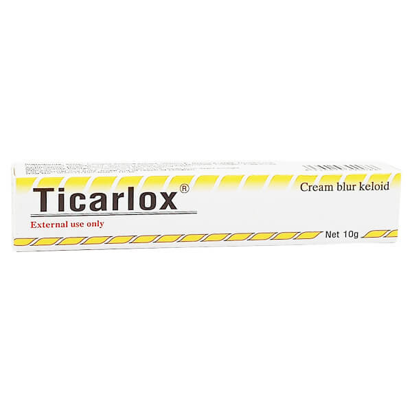 Ticarlox - Kem làm mờ sẹo lồi - Dược Điển Việt Nam